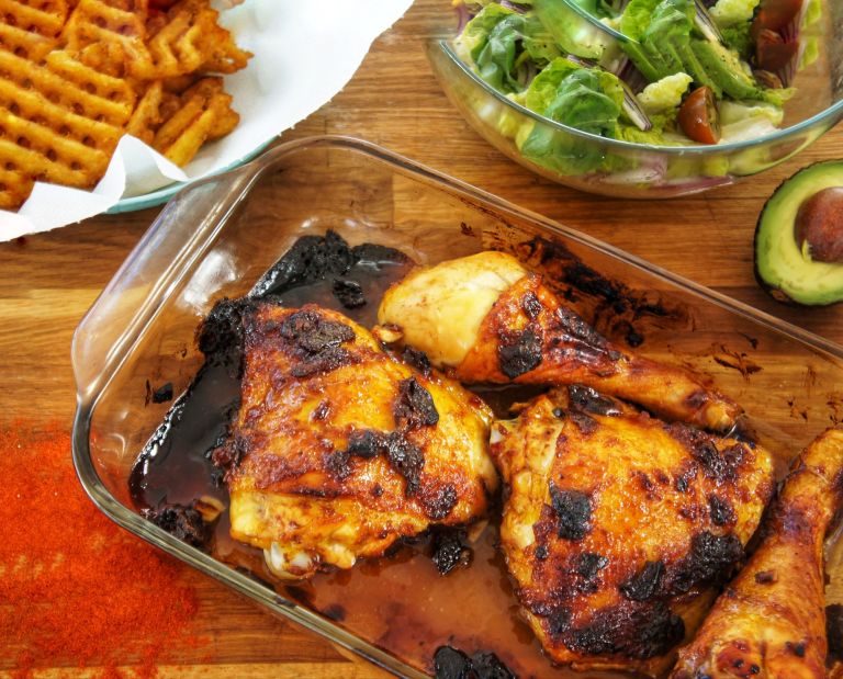 Pollo al horno con Tamarindo y Miel